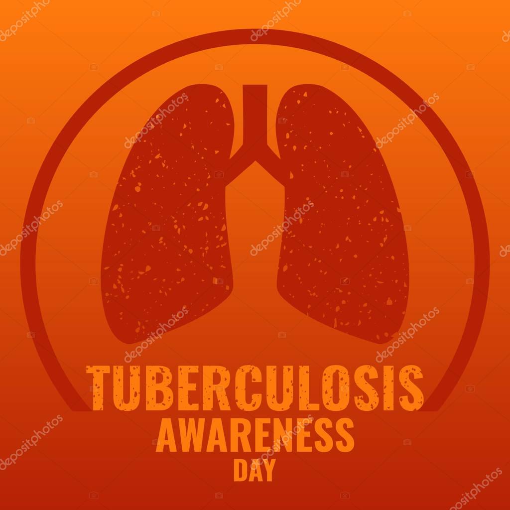 Cartel de sensibilización sobre la tuberculosis Vector de stock por ...