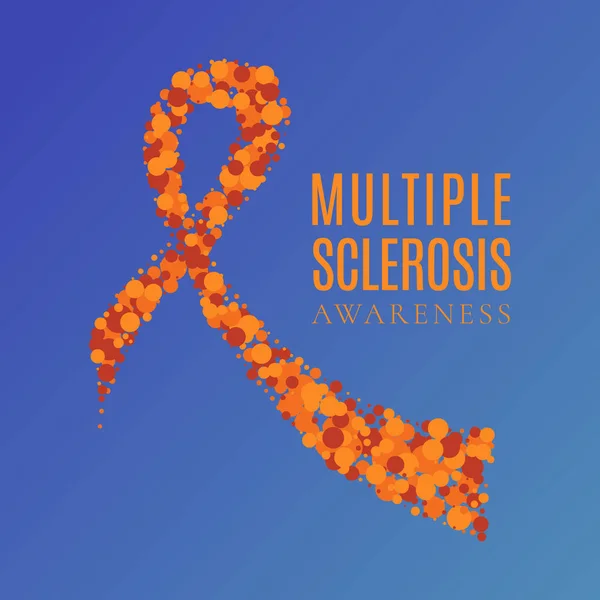 Ribbon as a symbol of multiple sclerosis Stock Vector Image by ©Naumas ...