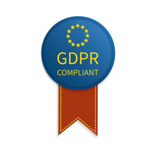 GDPR badge poster Stock Vector Image by ©Naumas #193258286