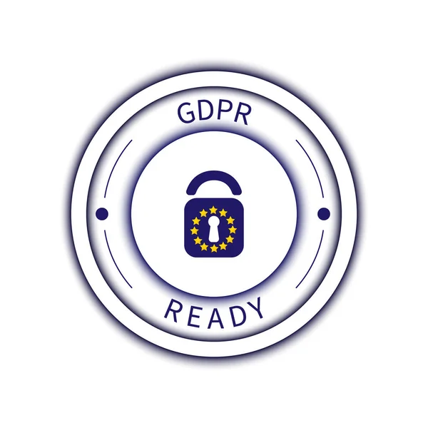 GDPR badge poster Stock Vector Image by ©Naumas #192354950