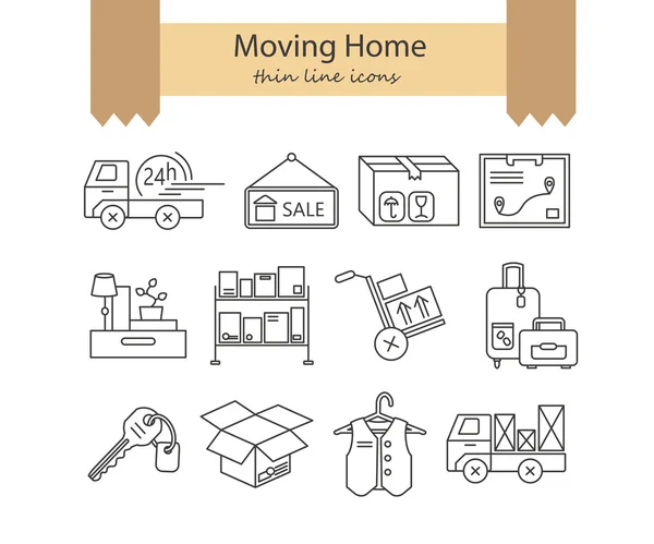 Logistics concept vector flat line art illustration Stock Vector Image ...