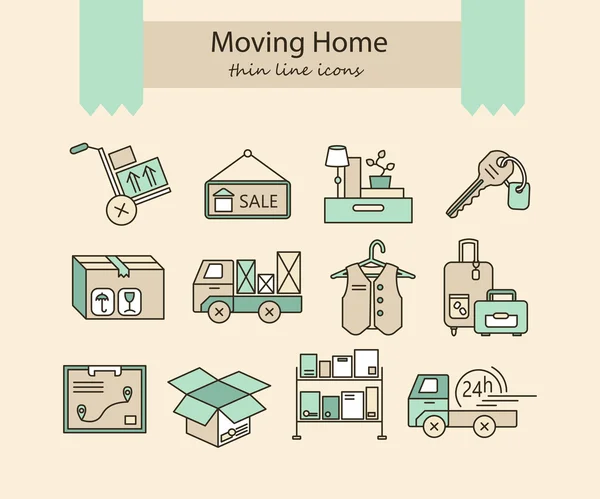 Logistics concept vector flat line art illustration Stock Vector Image ...