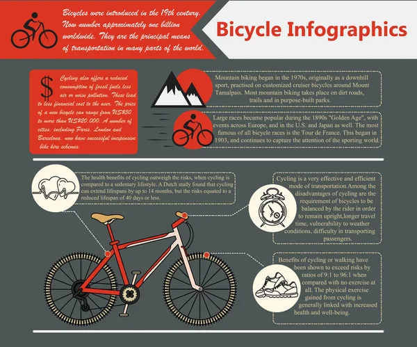 Bike graph Vector Art Stock Images | Depositphotos