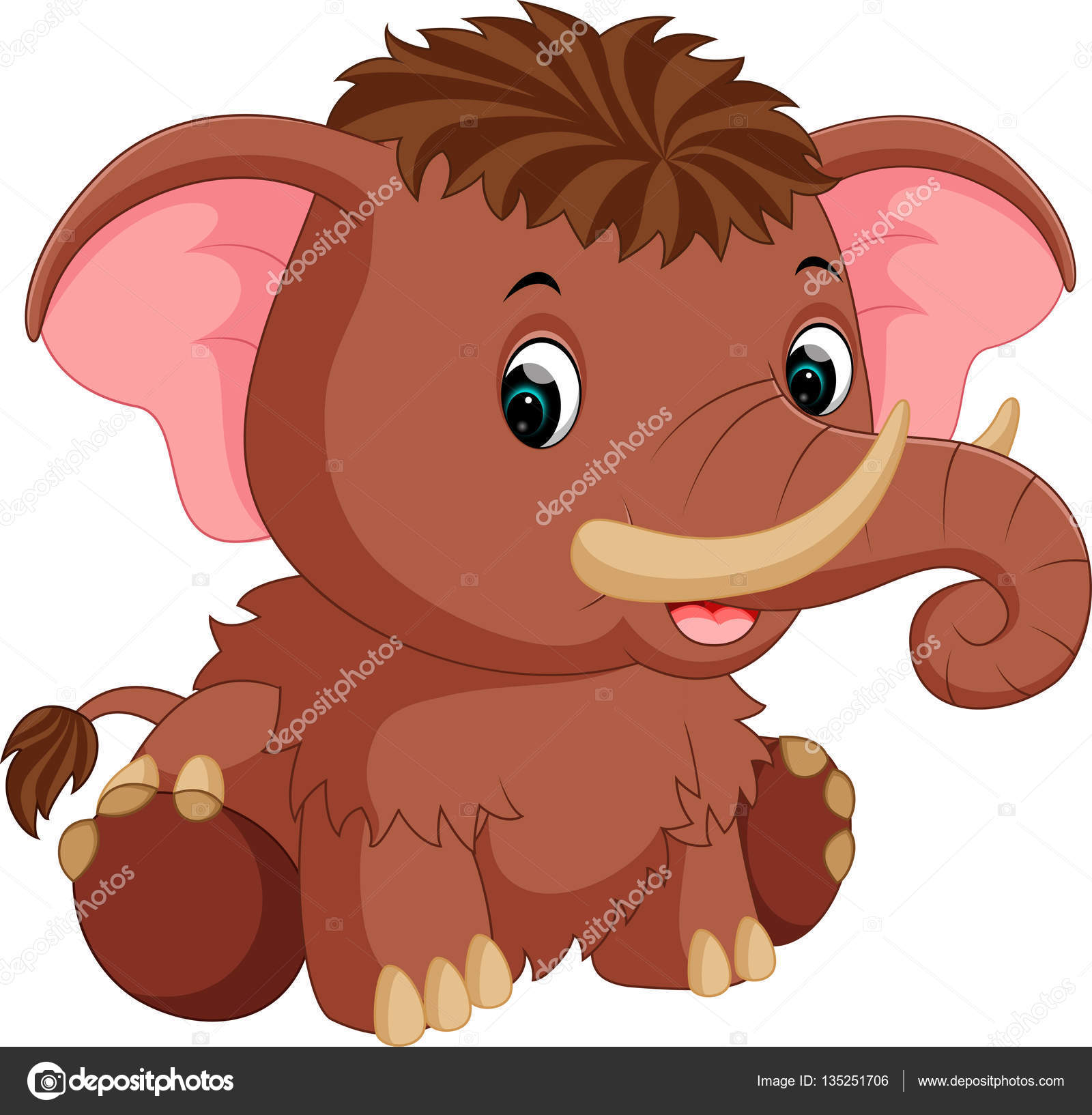 Cute Baby Mammoth