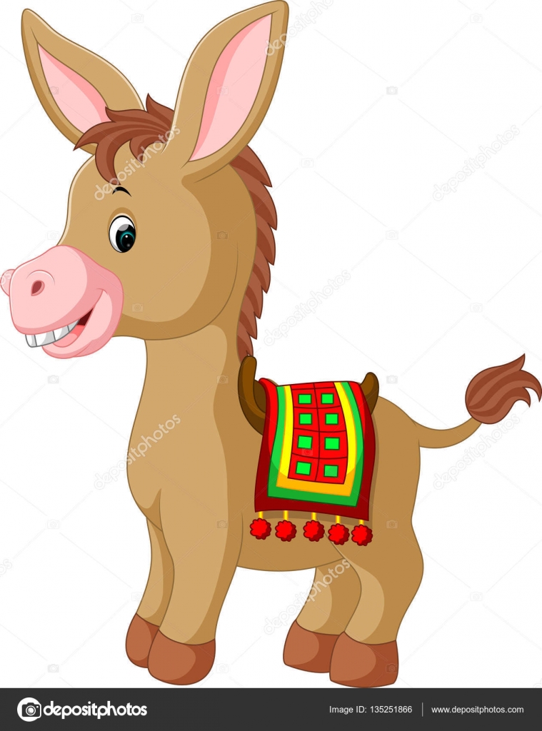 Mula., Piel, Joven, Divertido, Mudo Imagen Vectorial de ...