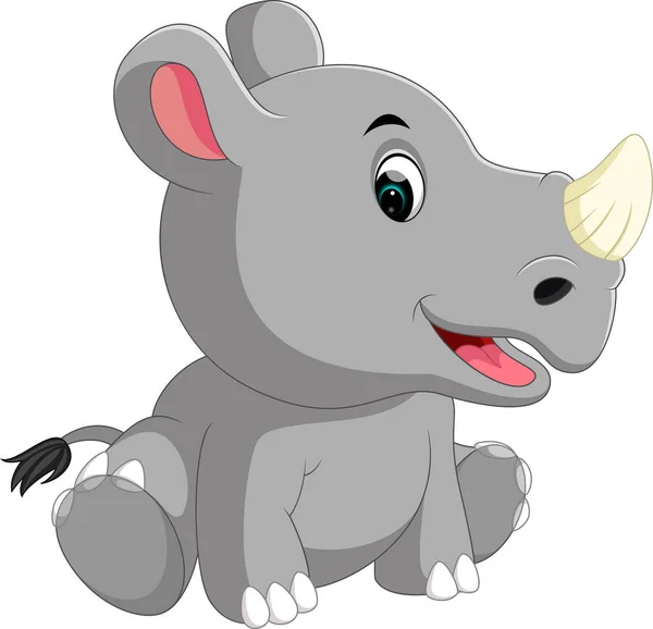 Cute Rhino Clipart