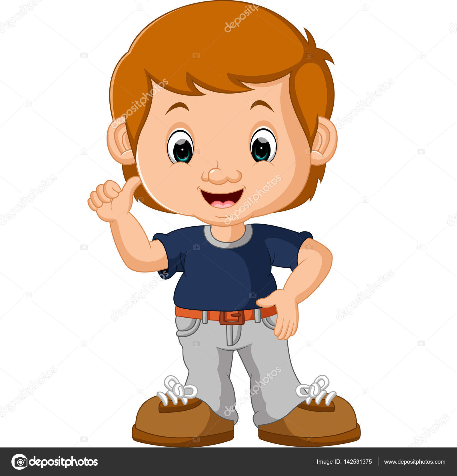귀여운 소년 만화 — 스톡 벡터 © hermandesign2015@gmail.com #142531375