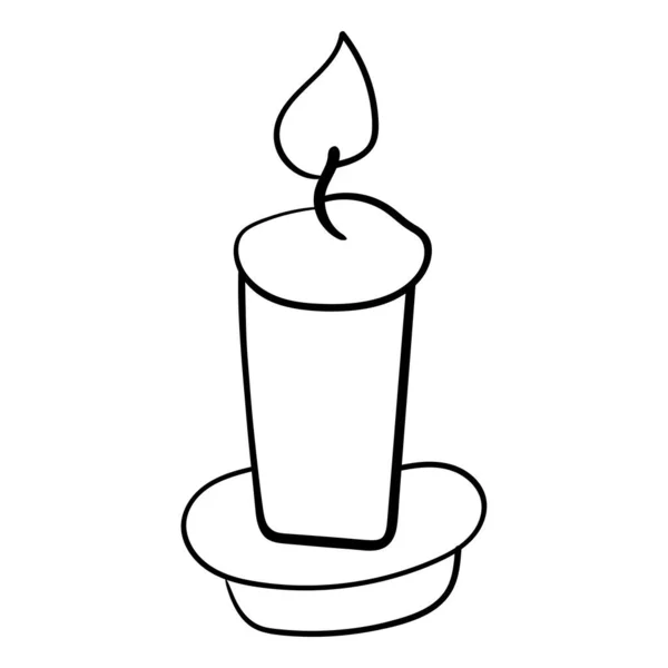 Candlestick Coloring Page