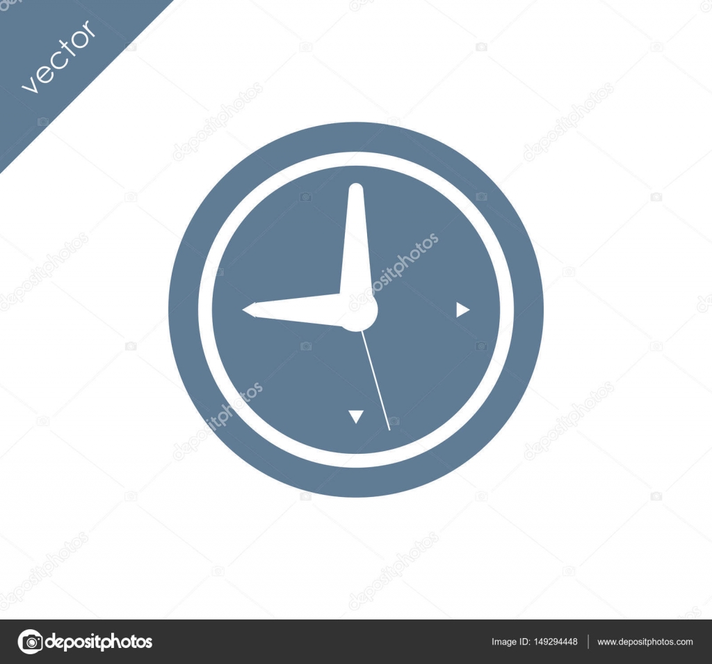 Nine Clock Flat icon — Stock Vector © signsandsymbols@email.com #149294448