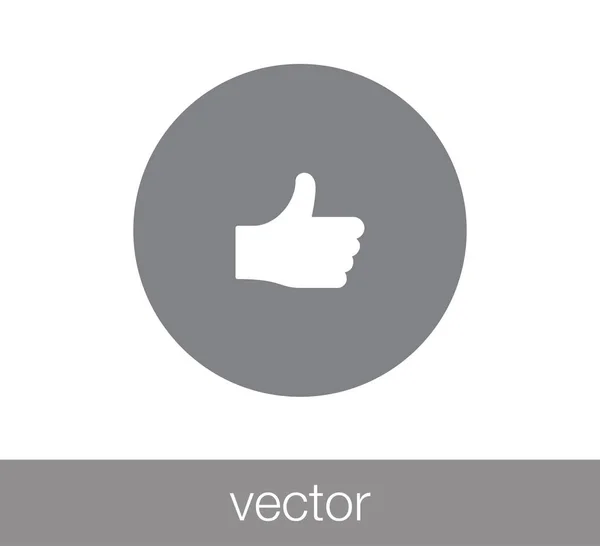 Positive icon. thumbs up icon. Stock Vector by ©signsandsymbols@email ...