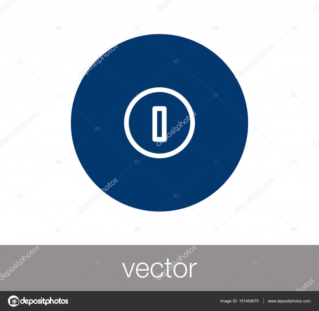 Power symbol icon. — Stock Vector © signsandsymbols@email.com #151454670