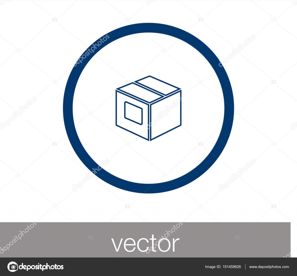 Box icon. Cargo box icon. Stock Vector Image by ©signsandsymbols@email ...