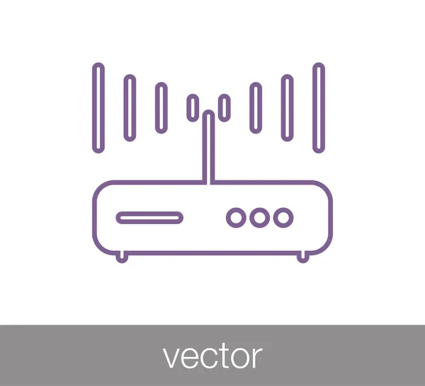 Wifi router pictogram illustratie Vector Art Stock Images | Depositphotos