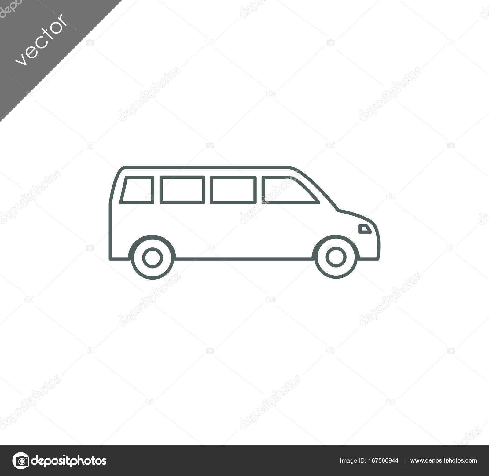 Passenger bus icon Stock Vector by ©signsandsymbols@email.com 167566944
