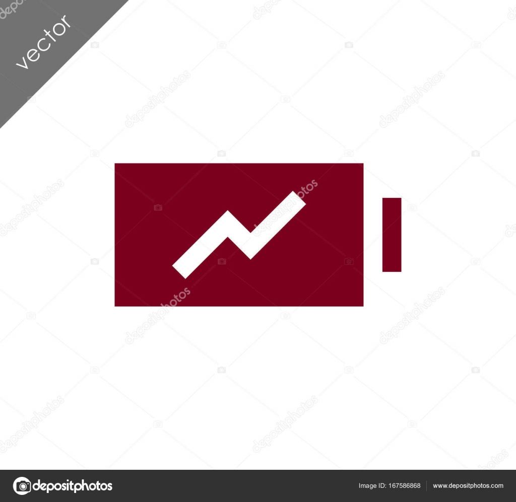 Battery charging status icon — Stock Vector © signsandsymbols@email.com ...