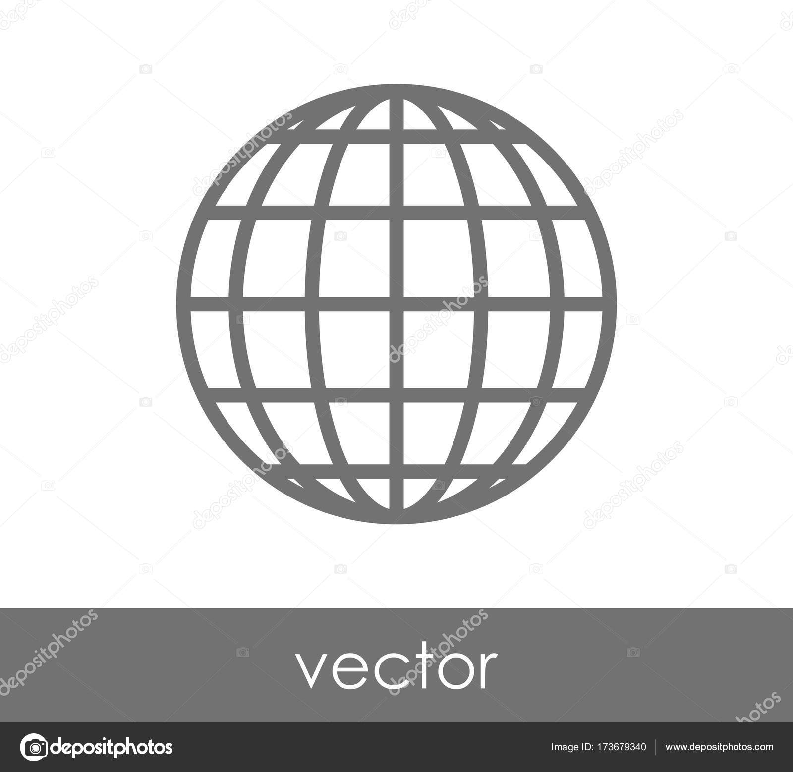 Earth web icon Stock Vector Image by ©signsandsymbols@email.com #173679340