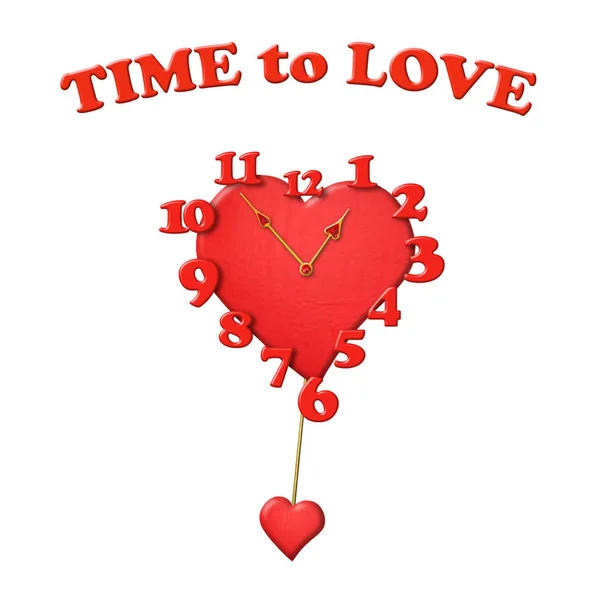 Clock with hearts Stock Photo by ©golosniak 20065687