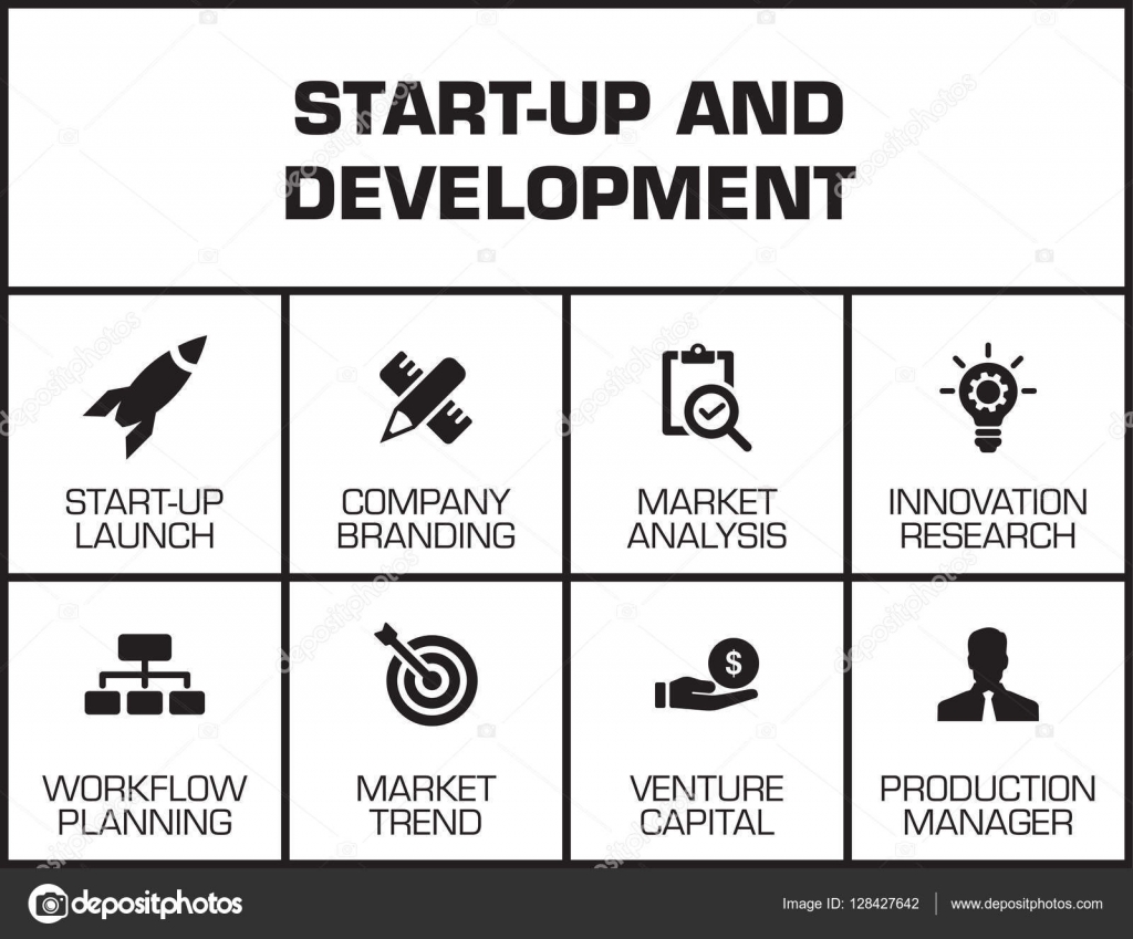Start Up and Development chart Stock Vector by ©garagestock 128427642