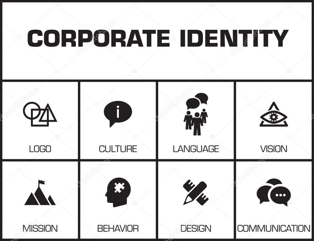 Corporate Identity Icon