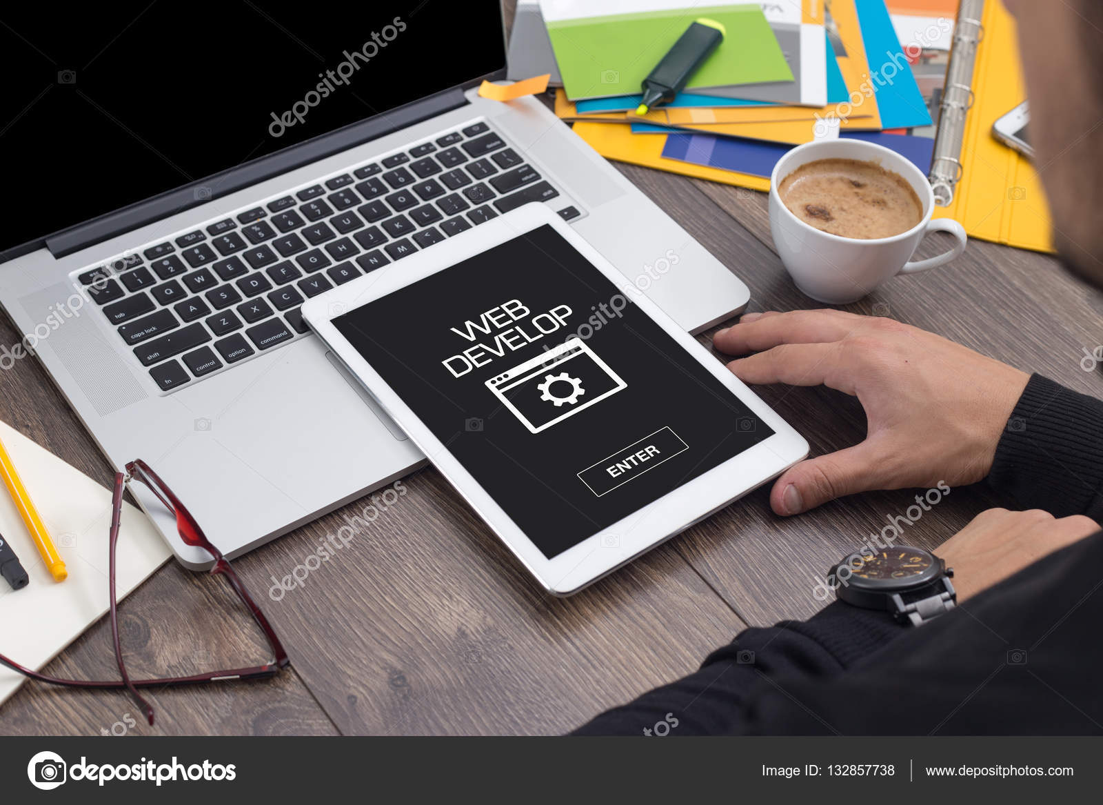 WEB DEVELOP concept — Stock Photo © garagestock #132857738