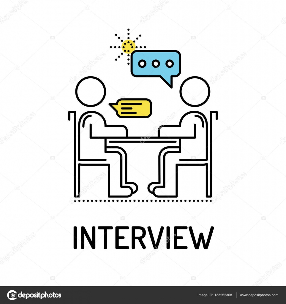 Interview Icon Vector