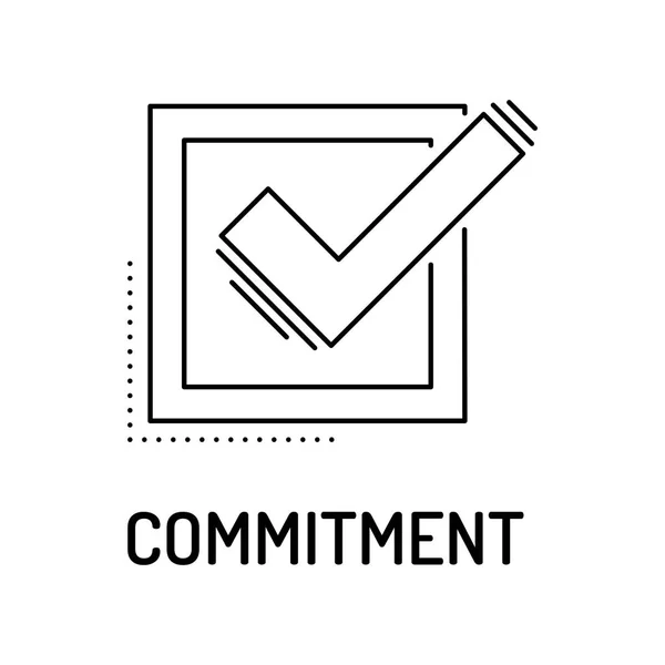 Commitment icon Vector Art Stock Images | Depositphotos