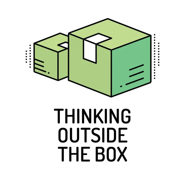 Outside the box Vector Art Stock Images | Depositphotos