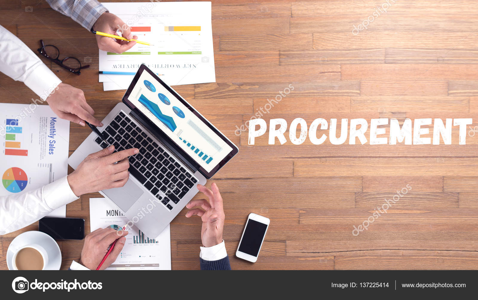 PROCUREMENT word concept on desk background Royalty Free Photo, Stock ...