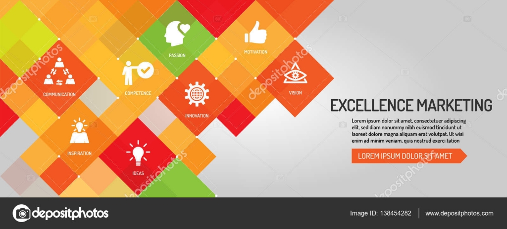 Excellence Marketing banner Stock Vector by ©garagestock 138454282