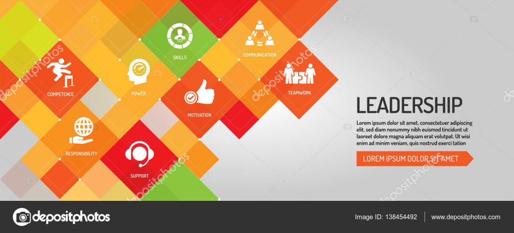 Leadership simple banner Stock Vector Image by ©garagestock #138454492