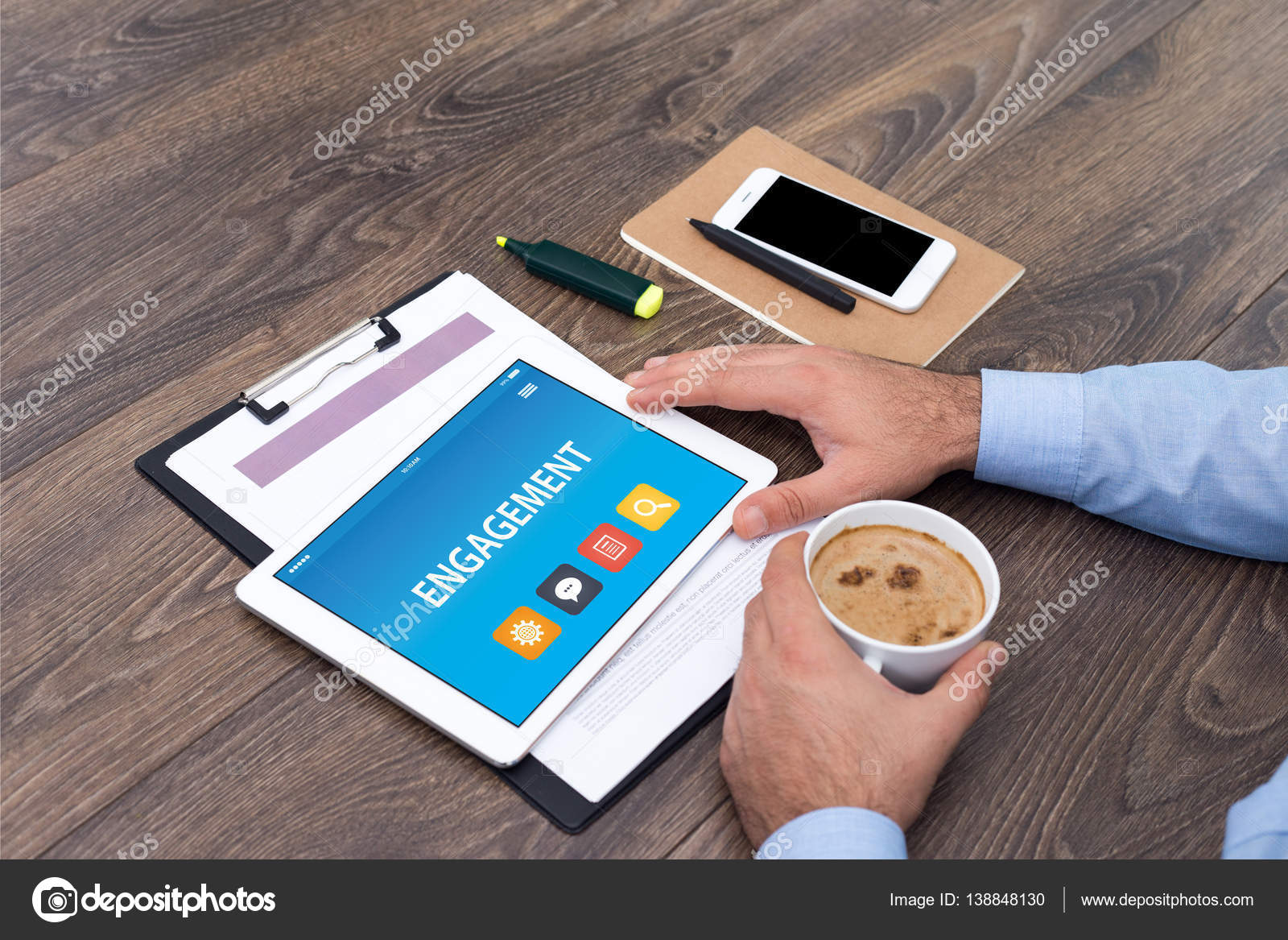 CONCEPT ON TABLET PC SCREEN Stock Photo by ©garagestock 138848130