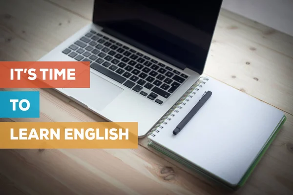 IT'S TIME TO LEARN ENGLISH CONCEPT Stock Photo by ©garagestock 143116417