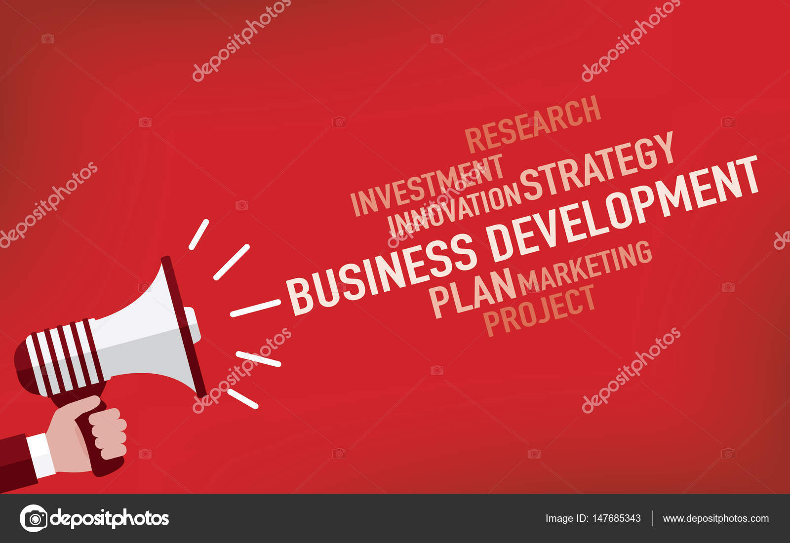 Business Development Concept. Illustration — Stock Vector © garagestock ...