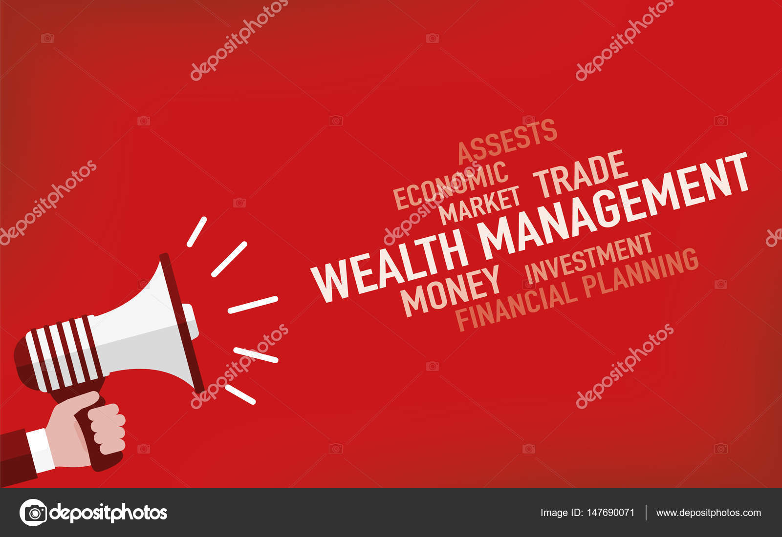 Wealth Management Concept — Stock Vector © Garagestock 147690071