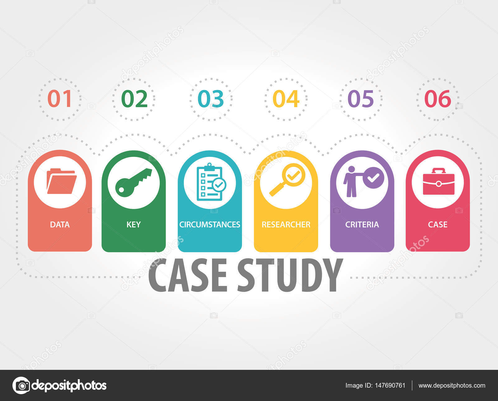 CASE STUDY CONCEPT Stock Vector by ©garagestock 147690761
