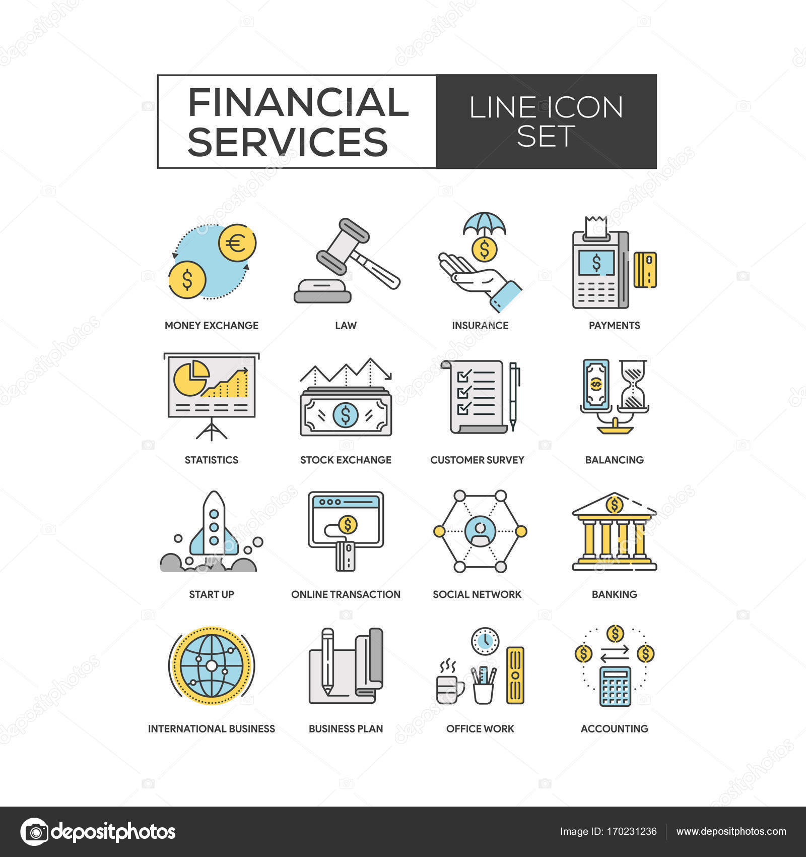 Banking Services Icons