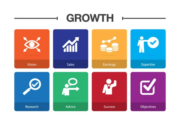 Growth chart Vector Images | Depositphotos