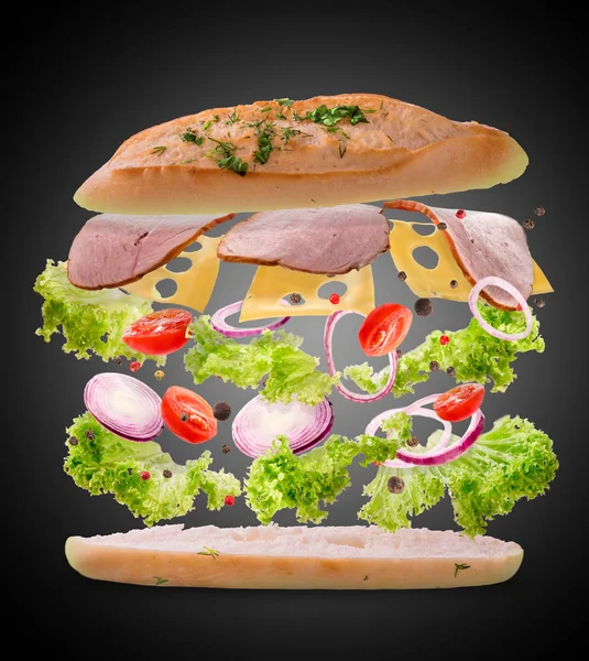 Exploded sandwich Stock Photos, Royalty Free Exploded sandwich Images ...