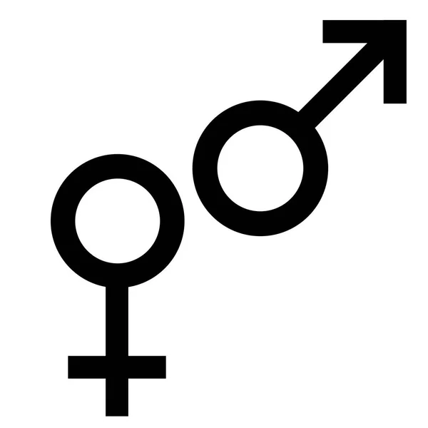 Sex Gangbang Symbol Gender Man And Woman Connected Symbol Male And