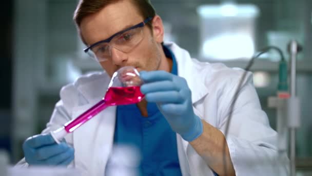 Man in laboratory with Flask Stock Photo by ©zebrik 2324749