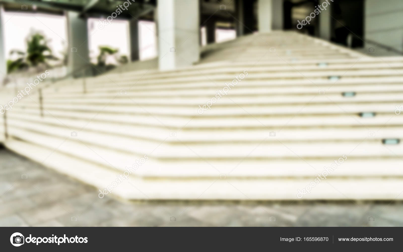 Big stairs at the front of modern building — Stock Photo © Littlewitz ...