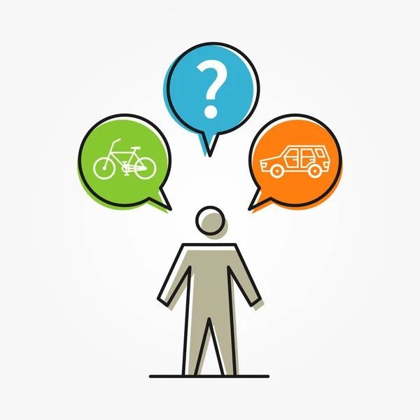 Weighing up options Vector Art Stock Images | Depositphotos