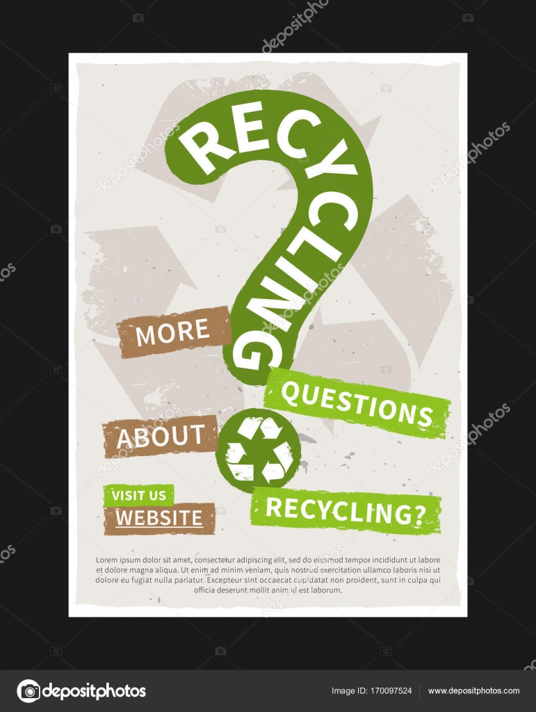 Ecological creative concept with recycle sign Stock Vector Image by ...