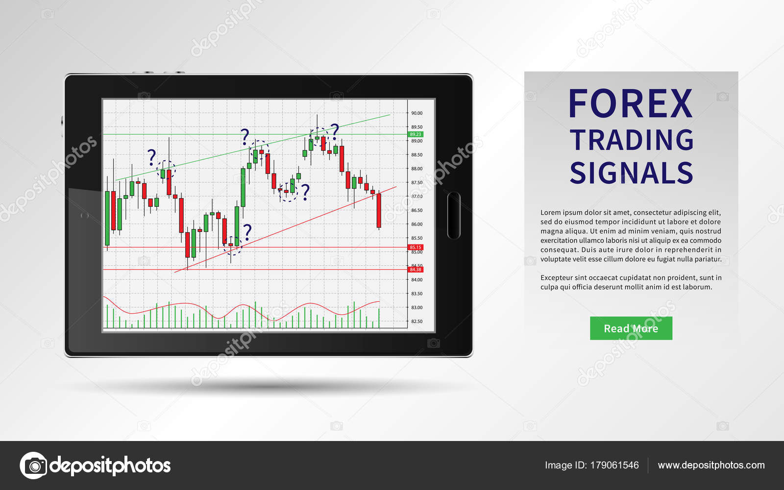 Forex Trading Signals vector illustration Stock Vector Image by ...