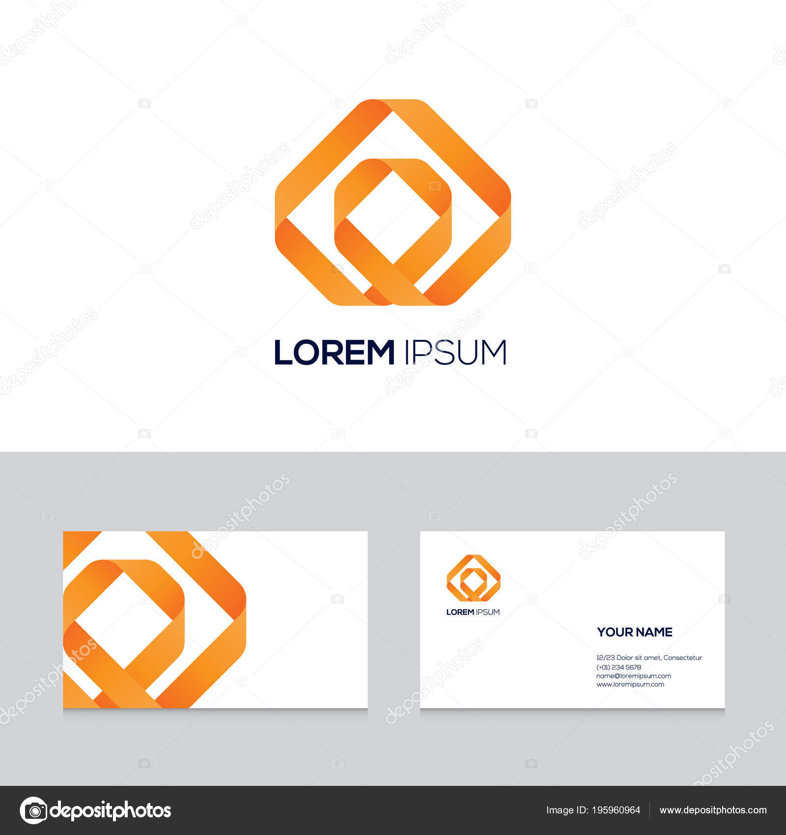 Abstract Modern Emblem Design Element Can Used Business Logo Business ...
