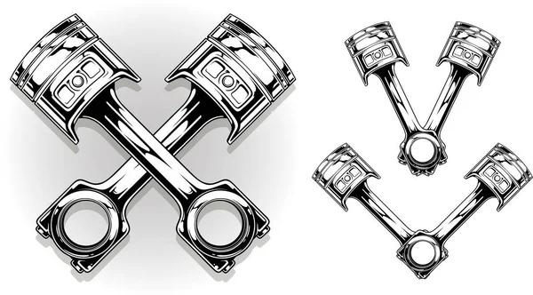 Biela pistón imágenes de stock de arte vectorial | Depositphotos