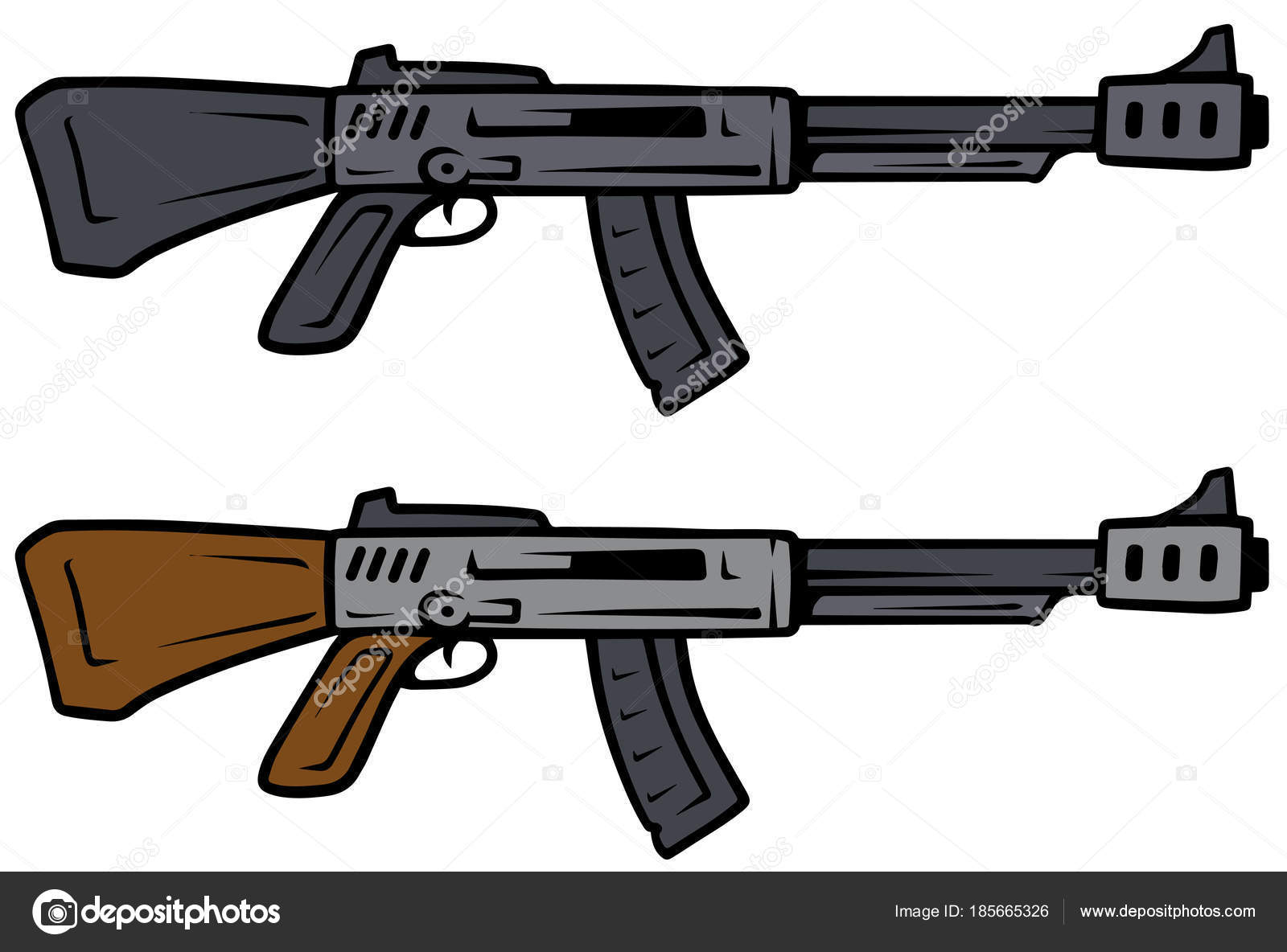 Imágenes De Dibujos Animados De Armas De Fuego