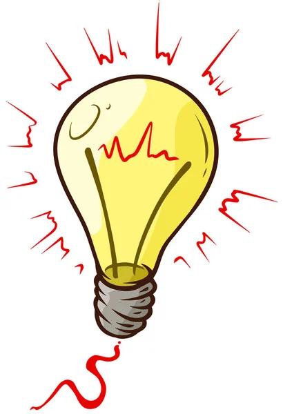 Bombillo amarillo imágenes de stock de arte vectorial | Depositphotos