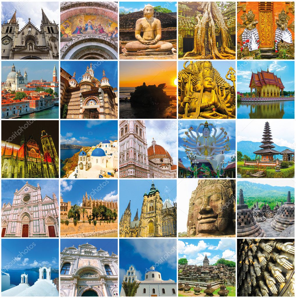 Collage Monumentos Mundiales 2024