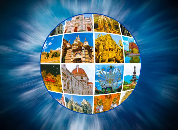 World Monuments Collage Stock Photo by ©Marina113 130279984
